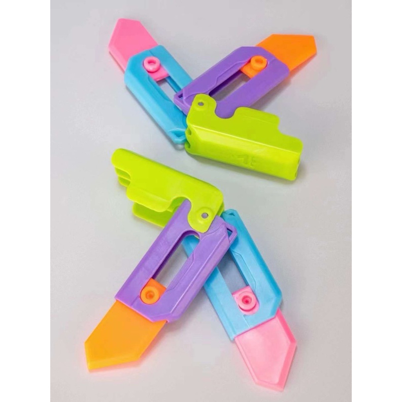 Jual Mainan Pisau Mini 016 Double Gravity Carrot Knife Fidget Toy ...