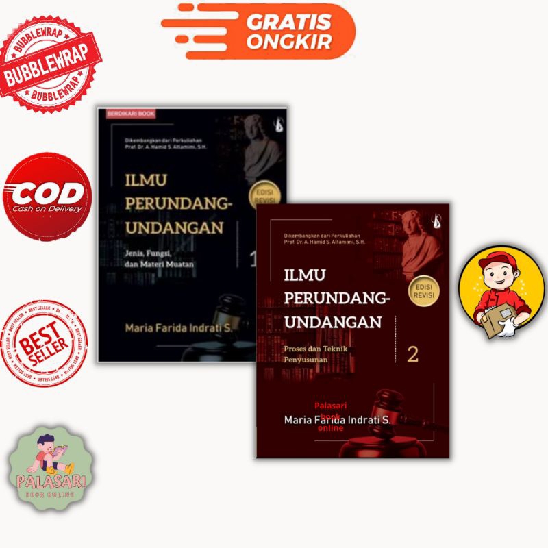 Jual Buku ilmu perundang-undangan proses dan teknik penyusunan edisi revisi Jilid 1 & 2 - Maria ...