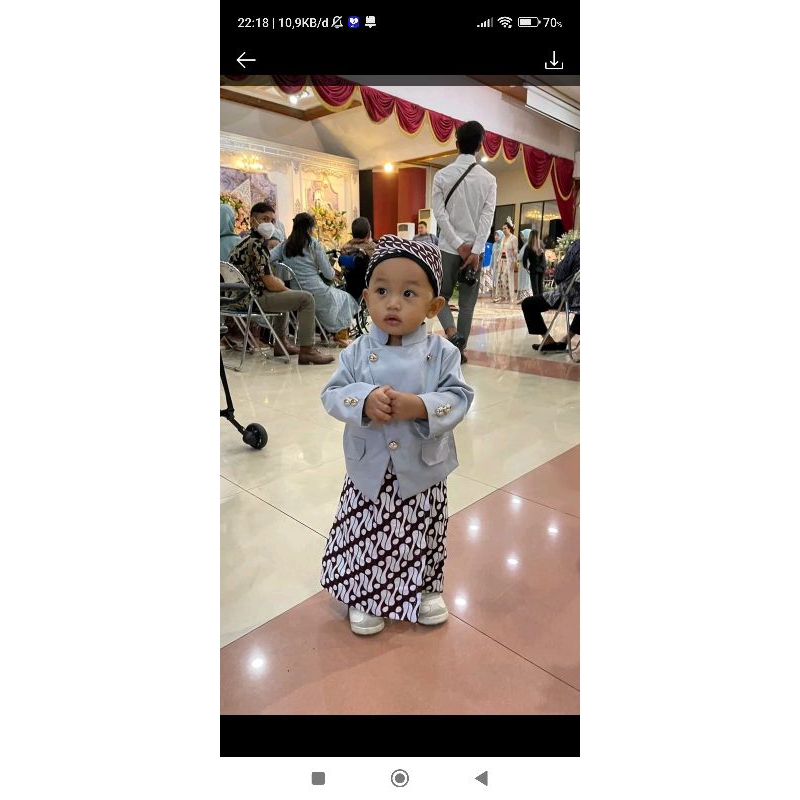 Jual Beskap bayi 6 bulan - 3 tahun murah free blangkon | Shopee Indonesia