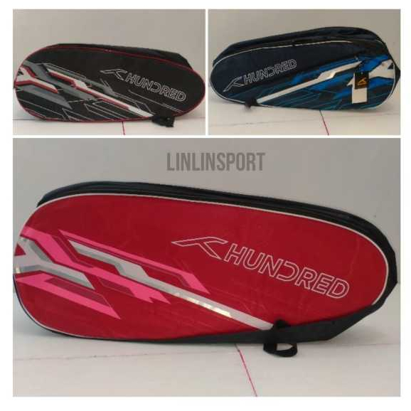 Jual TAS RAKET / TAS BADMINTON / TAS BULUTANGKIS HUNDRED 2 RESLETING ...