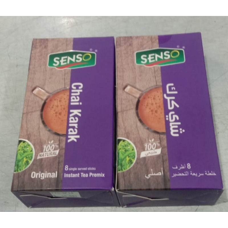 Jual Teh Chai Karak Original / Instant Tea Premix Senso 8 sachet ...
