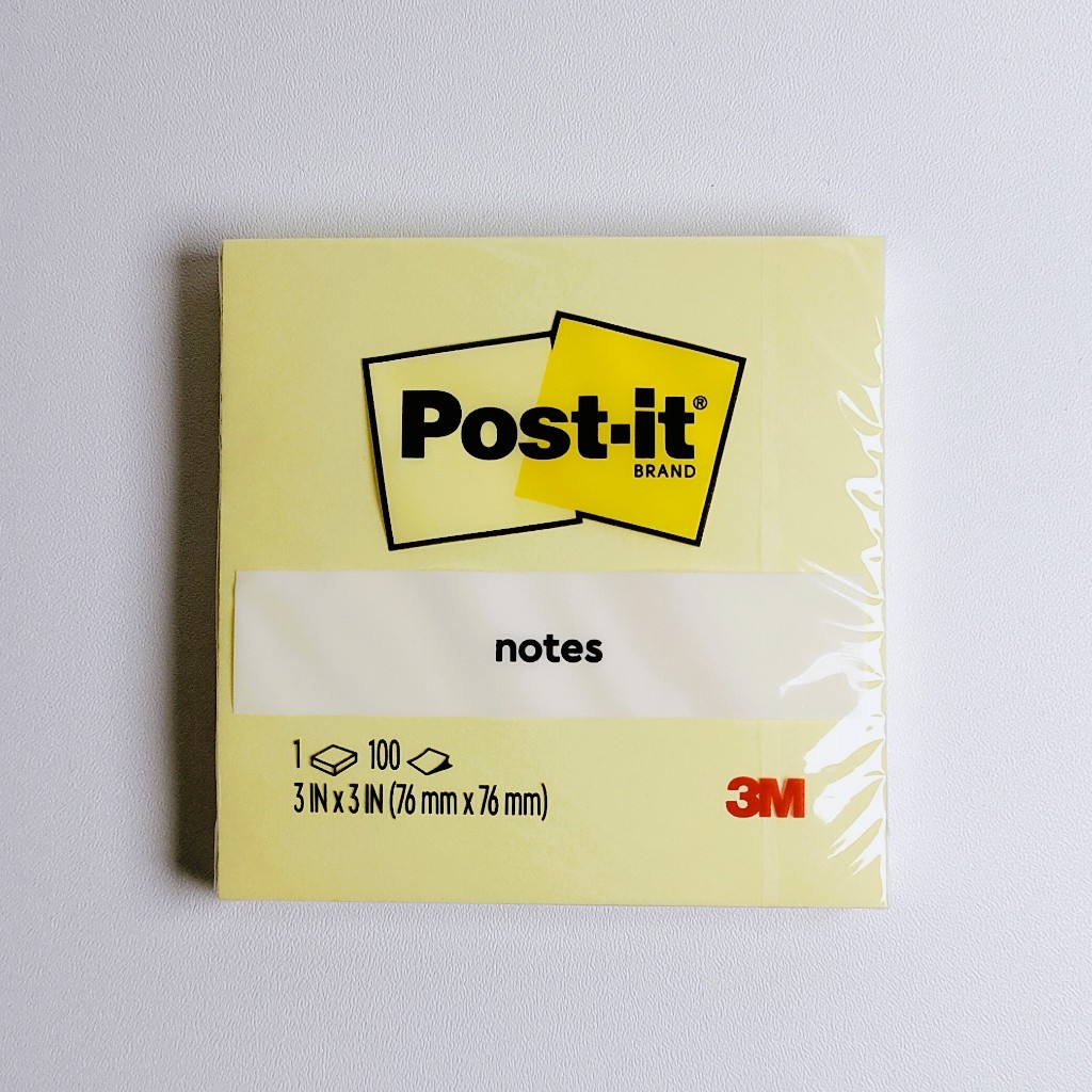 Jual Notes 3M 654 Post-It 100 lembar Ukuran 3" x 3" / 76 mm x 76 mm ...