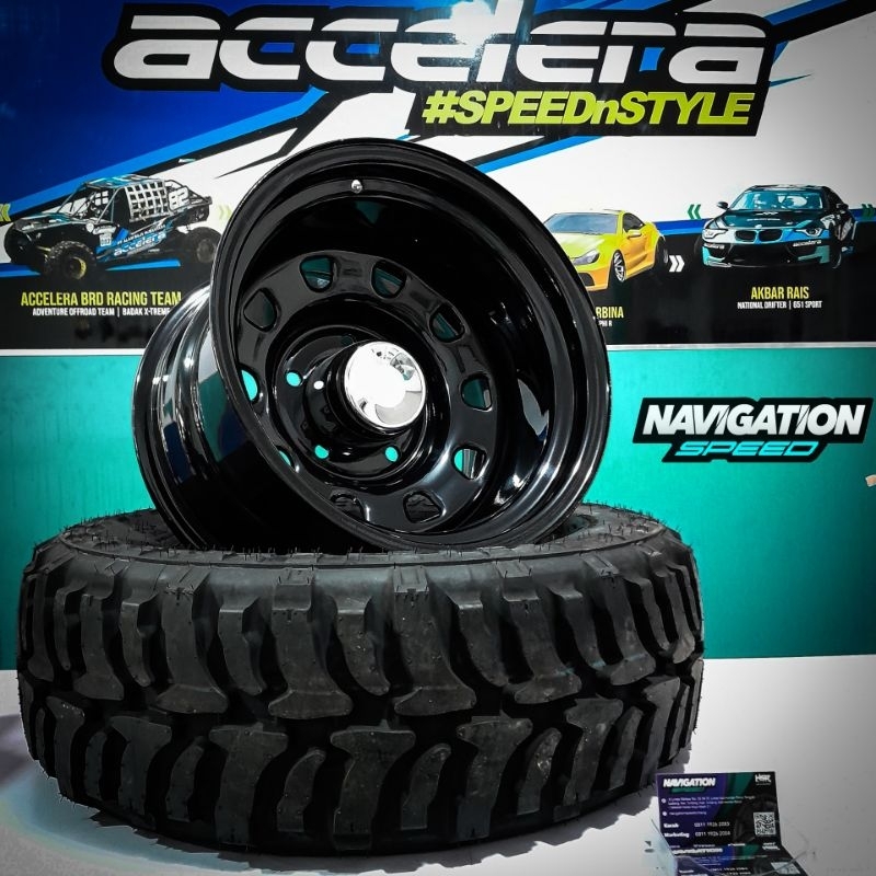 Jual Velg Pelek Kaleng R15 Pcd 5x139,7 Taff Jimny Katana Feroza dll Hsr ...