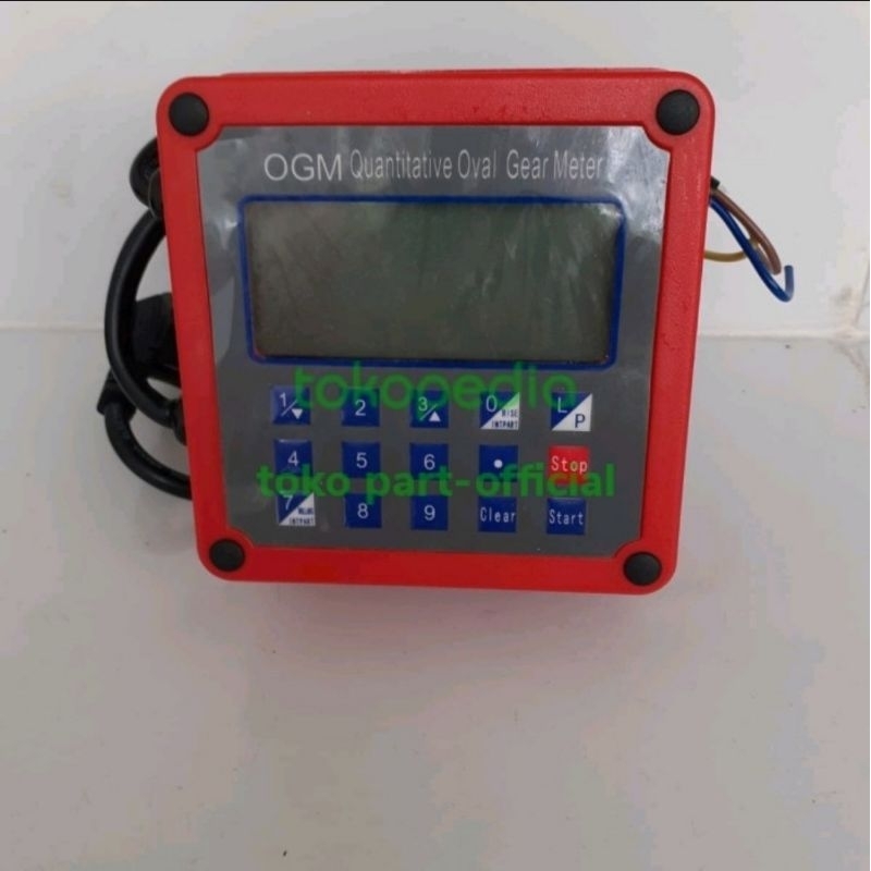 Jual Flow meter OGM digital 1 inch // Alat ukur Bbm oval gear meter 1 ...