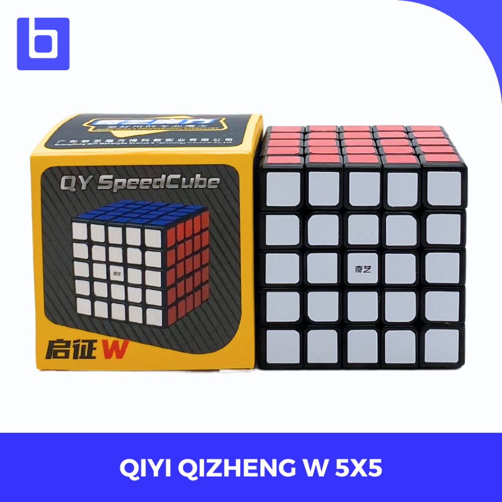 Jual Cube 5x5 Qiyi Qizheng 5x5 Black base Original | Shopee Indonesia