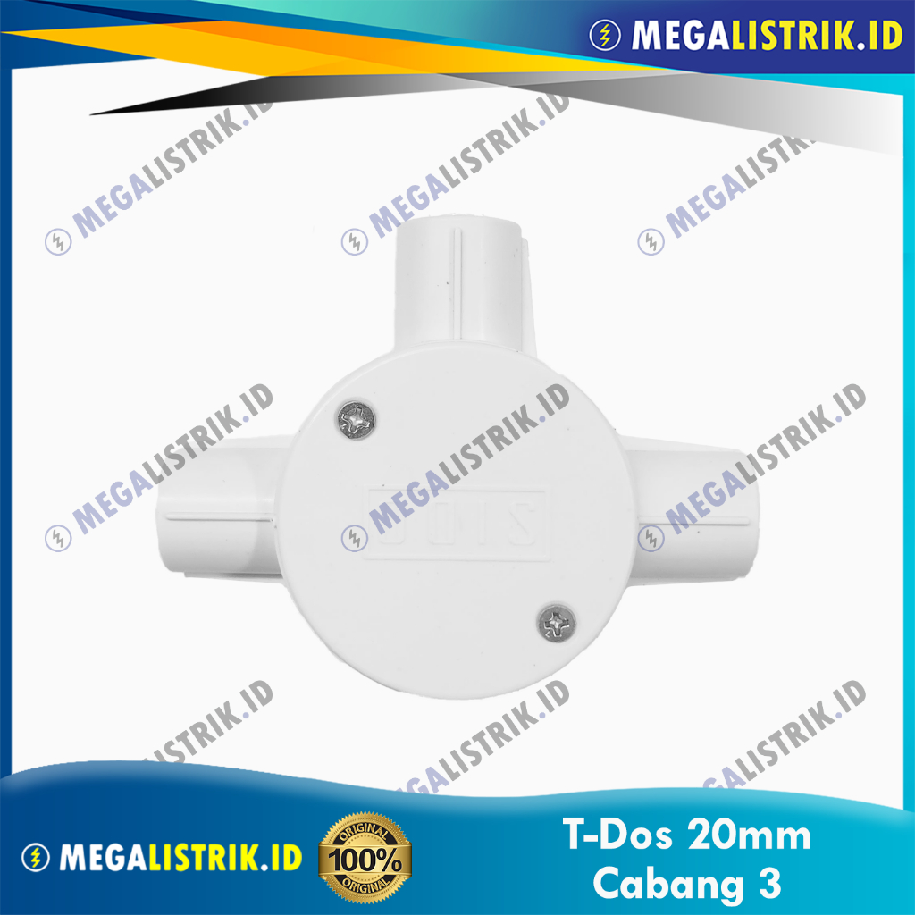 Jual T-DOS 20MM CABANG 3 PUTIH / T-DUS 20 MM / TEE DOS LISTRIK / TDOS / TDUS + SEKRUP | Shopee ...