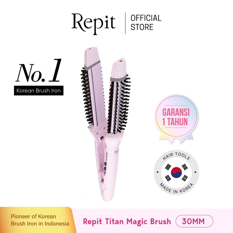 Jual Repit 2in1 Brush Pink Edition Hair Styler | Shopee Indonesia