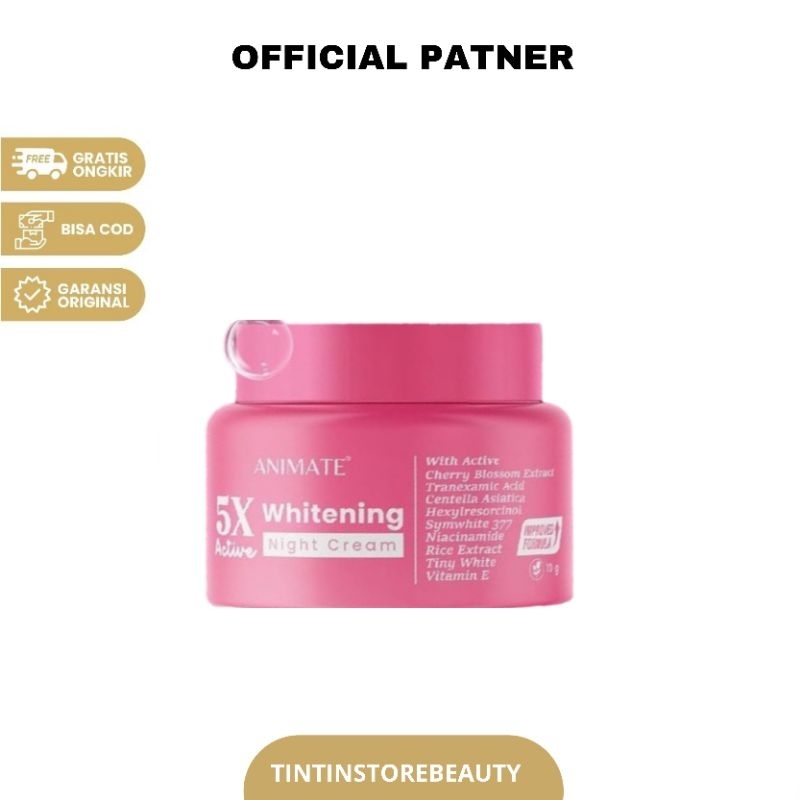 Jual Animate Whitening Night Cream | Shopee Indonesia