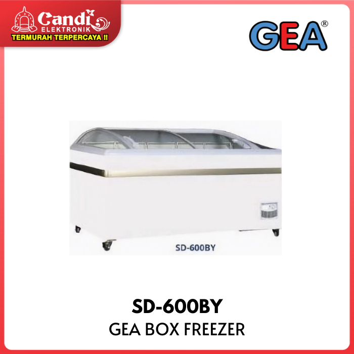 Jual GEA Curve Glass Freezer Kaca Geser Kapasitas 600 Liter SD-600BY ...
