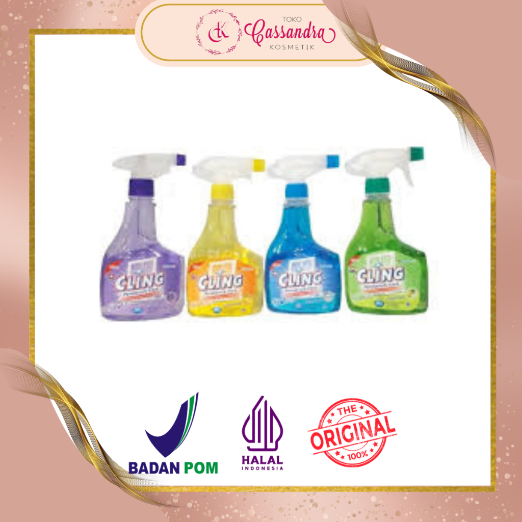 Jual CLING PEMBERSHIN KACA SPRAY 440ML | Shopee Indonesia