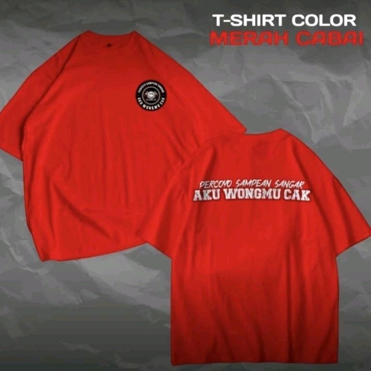Jual KAOS DISTRO AWC AKU WONGMU CAK DESAIN TERBARU MURAH | Shopee Indonesia