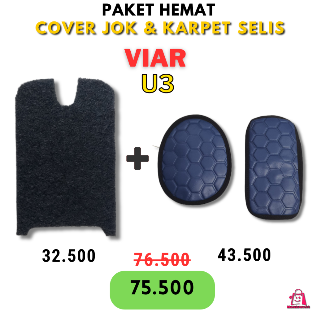 Jual Paket Hemat Cover Jok Sepeda Motor Listrik Viar U3 | Shopee Indonesia