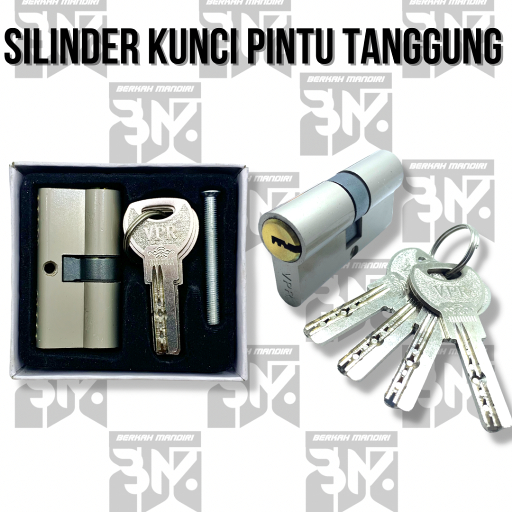 Jual Silinder / Cylinder Kunci / Pintu Silinder Kuningan tanggung 4 Anak kunci / Isi Silinder ...
