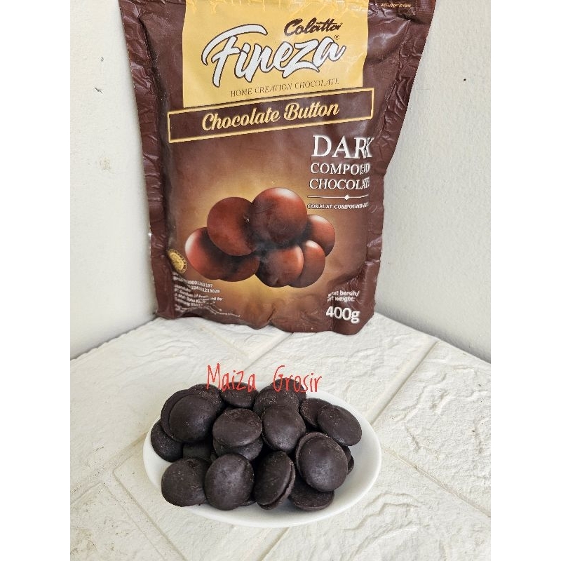 Jual Colatta Fineza Chocolate Button Coklat Kancing 100gr | Shopee ...