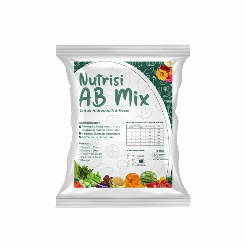 Jual NUTRISI AB MIX DAUN DAN BUAH HIDROPONIK | Shopee Indonesia