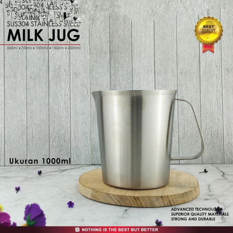 Jual Gelas ukur Stetainles 1000 ml 304 | Shopee Indonesia