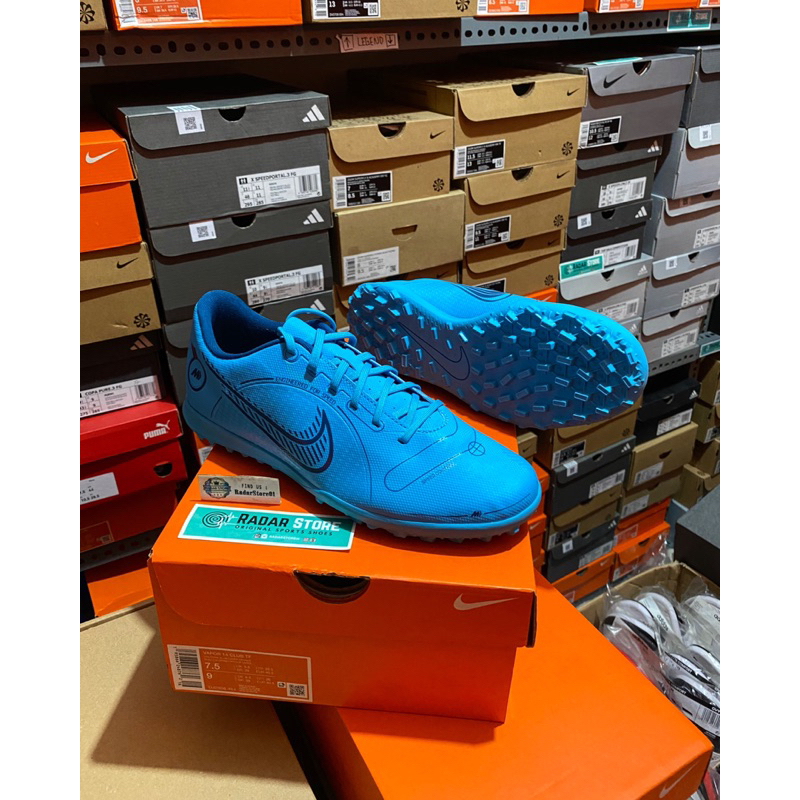 Jual Sepatu Futsal Nike Vapor 14 Club TF Blue DJ2908-484 Original BNIB ...