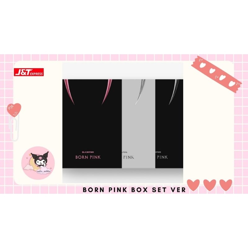 Jual [READY] BLACKPINK 2nd ALBUM [BORN PINK] BOX SET ver KiT ALBUM DIGIPACK ver OFFICIAL [BACA ...
