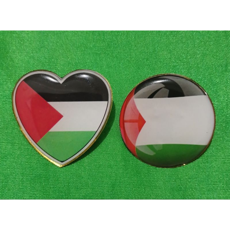Jual PIN BENDERA PALESTINA LOVE DAN BULAT | Shopee Indonesia