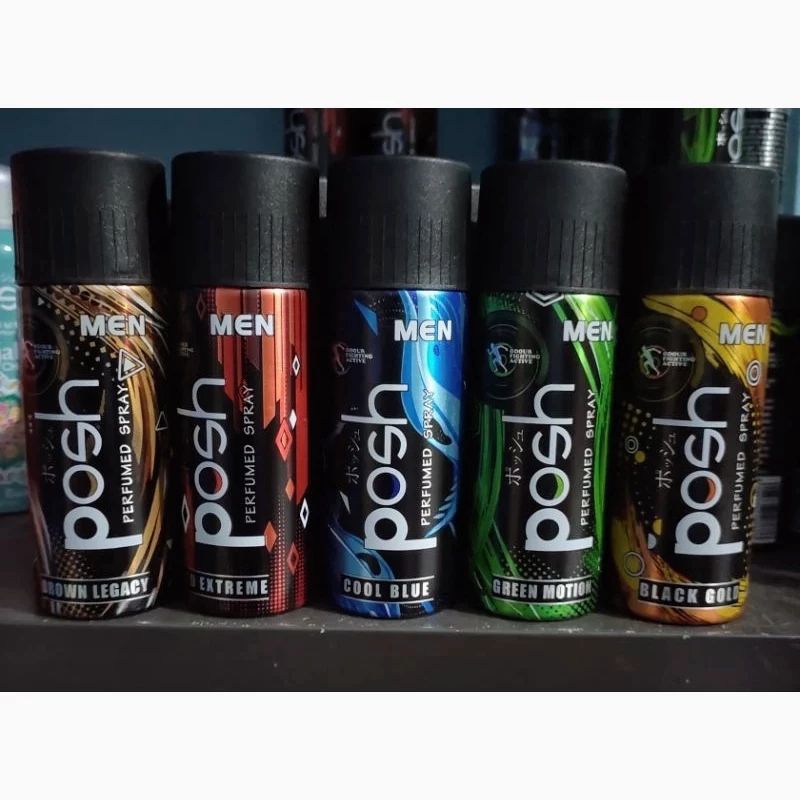 Jual Posh Men Body Spray 150ml | Shopee Indonesia
