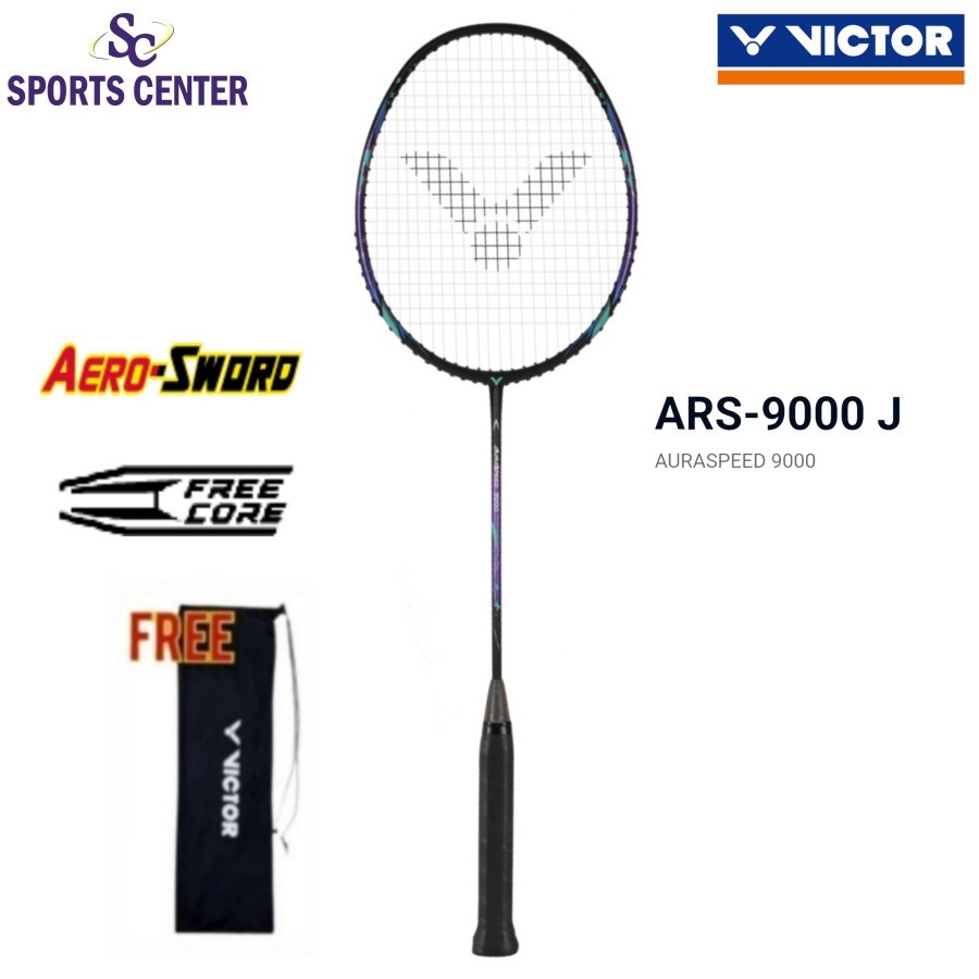 Jual New Raket Badminton Victor Auraspeed 9000 / ARS 9000 / ARS-9000 J ...