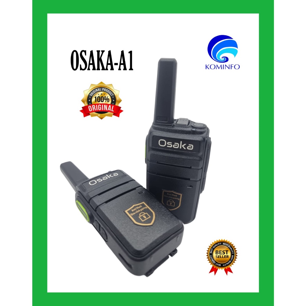 Jual Original HT MINI OSAKA A1 WALKIETALKIE LEBIH MURAH serbuuu ...