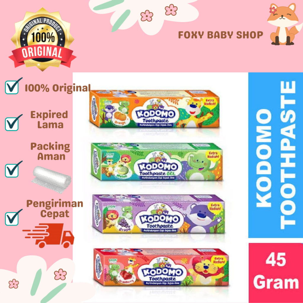 Jual Kodomo Pasta Gigi Anak Toothpaste 45 gr | Shopee Indonesia
