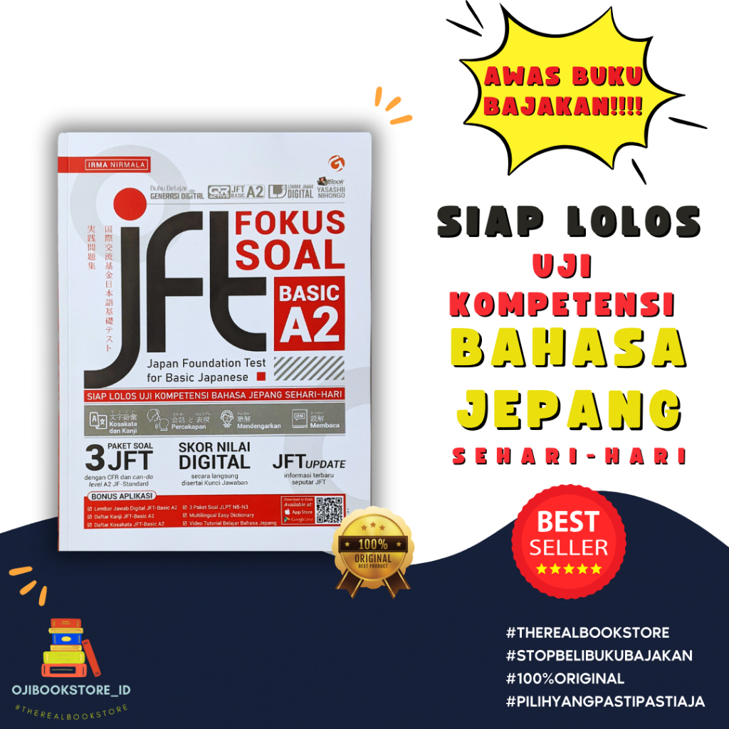 Jual Buku Uji Kompetensi Bahasa Jepang - JFT Fokus Soal Basic A2 | Shopee Indonesia