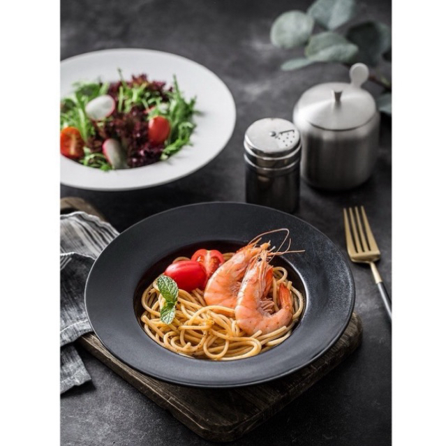 Jual PIRING PASTA 23 cm Wadah Makan Saji Melamine Golden Dragon P9209 ...