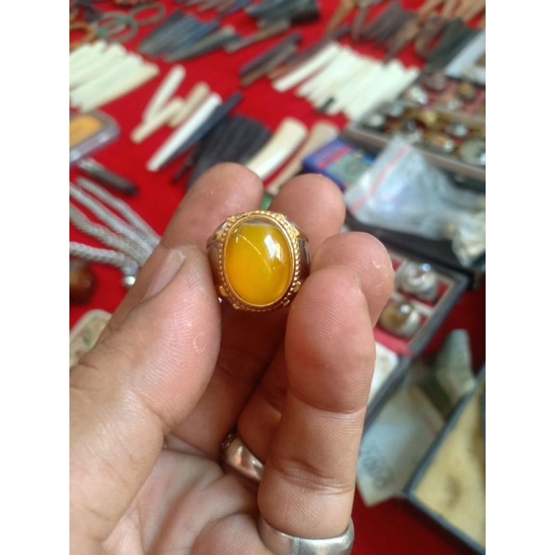 Jual Batu Akik kuning Sankis. | Shopee Indonesia