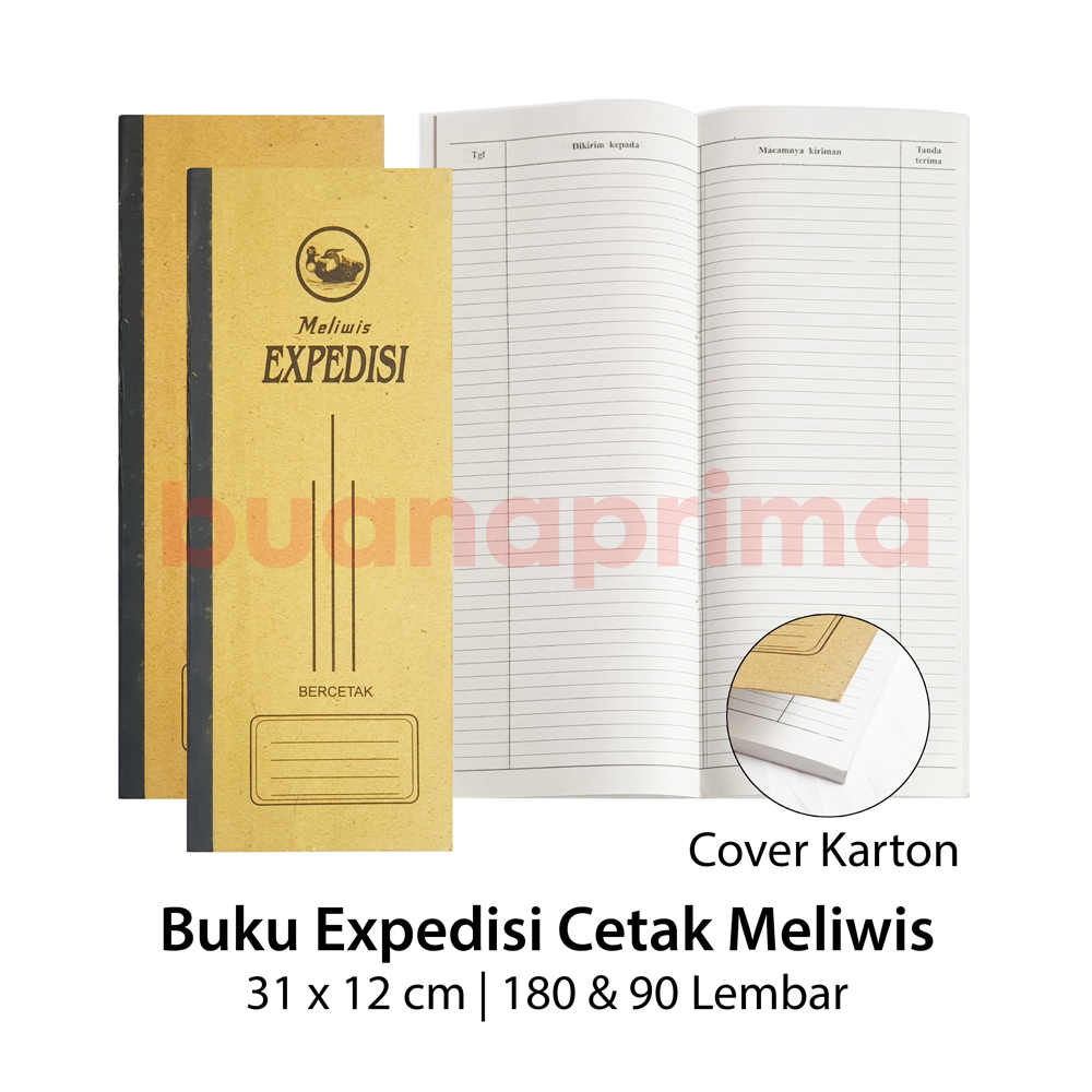 Jual Buku Expedisi Cetak Meliwis 90 180 Lembar Ekspedisi | Shopee Indonesia