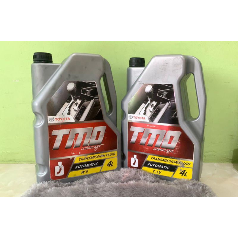 Jual OLI TRASMISI MATIC TOYOTA GENUINE ATF WS & T-IV kemasan 4 liter ...