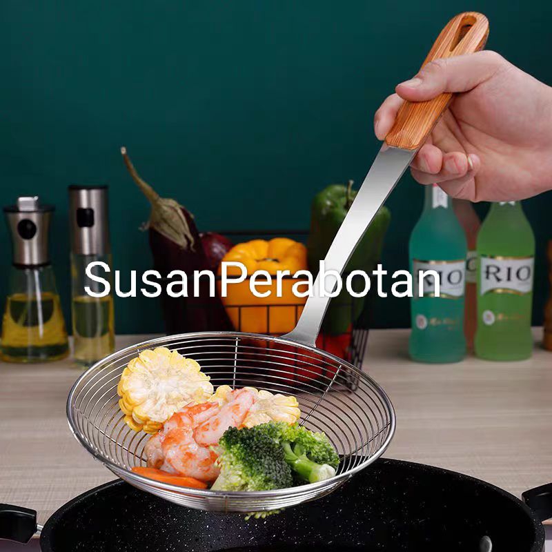 Jual Saringan Serokan Minyak Stainless Tebal Premium Quality/Saringan ... Jual Saringan Serokan Minyak Stainless Tebal Premium Quality/Saringan ...