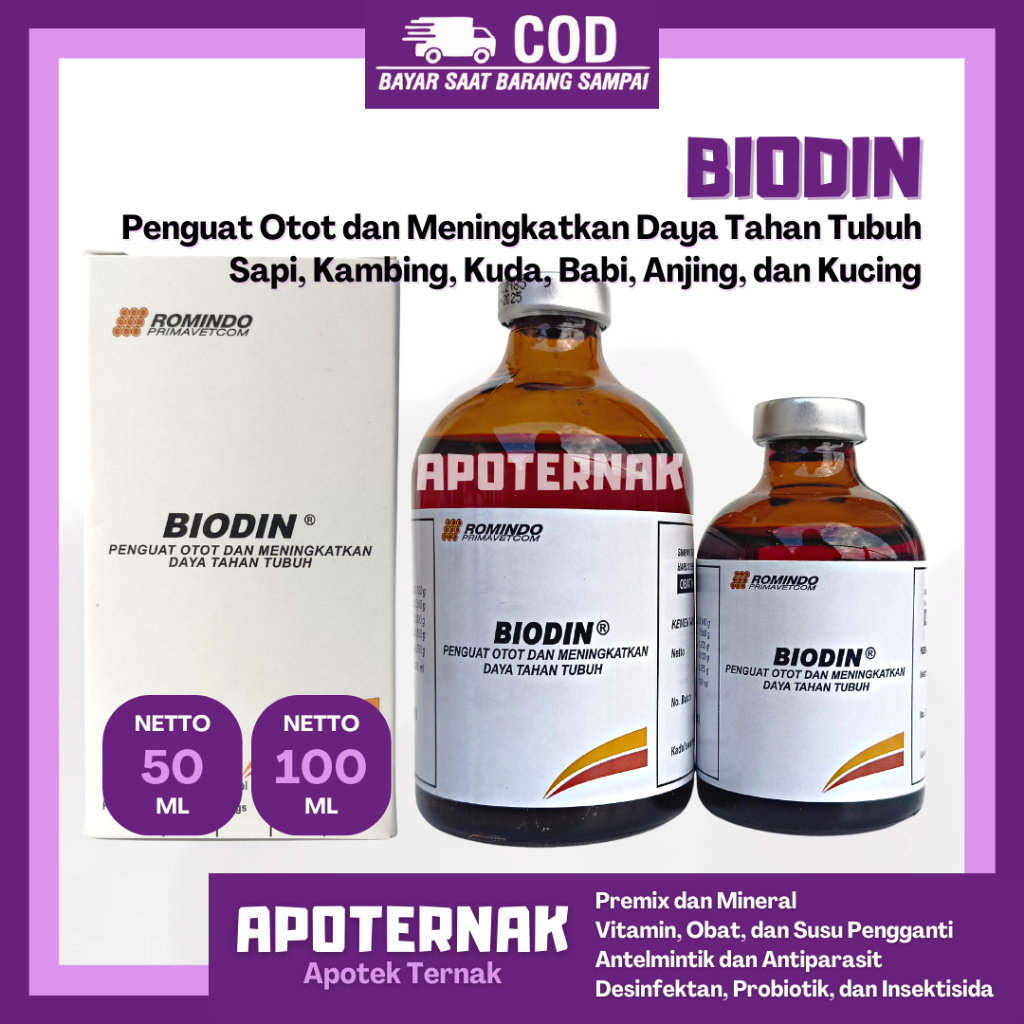 Jual BIODIN Injeksi ATP - Penguat Otot Stamina dan Daya Tahan Tubuh ...