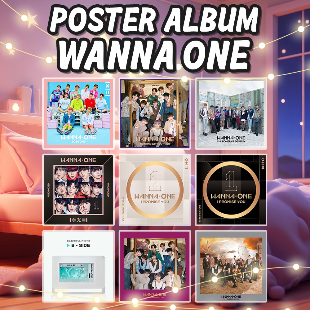 Jual Poster Album WANNA ONE Cover - Album Kpop Murah Kecil Sedang Besar ...