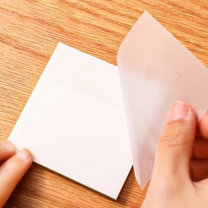 Jual Sticky Notes Transparan 7.5cm x7. 5cm @50 lembar | Shopee Indonesia