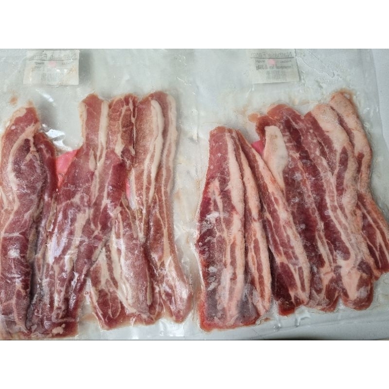 Jual Samgyeopsal / Pork belly slice / babi iris organik / Yakiniku ...