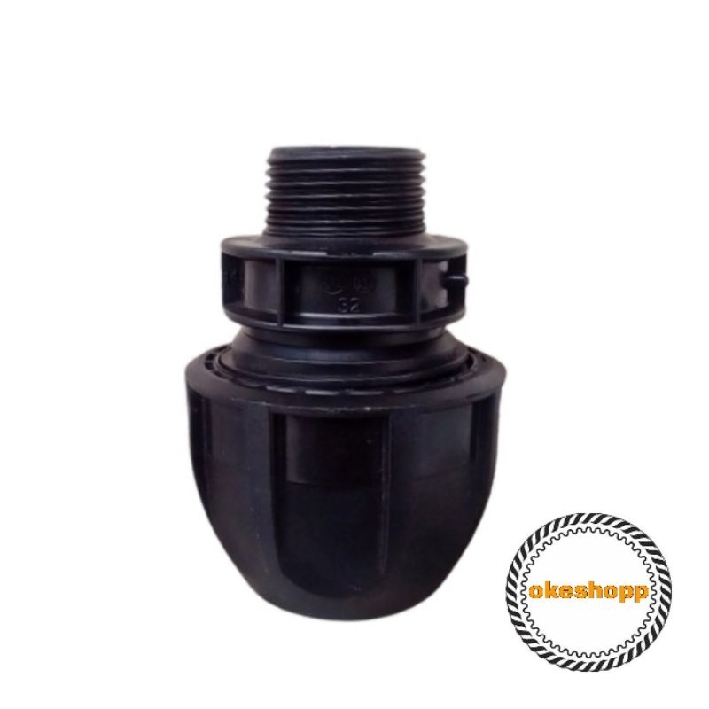 Jual Sambungan pipa HDPE / Male threaded. adaptor 32MM x 1" (inch ...