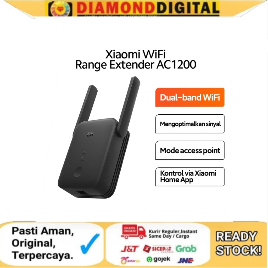 Jual Official Xiaomi Mi WiFi Range Extender AC1200 Berkecepatan Tinggi ...