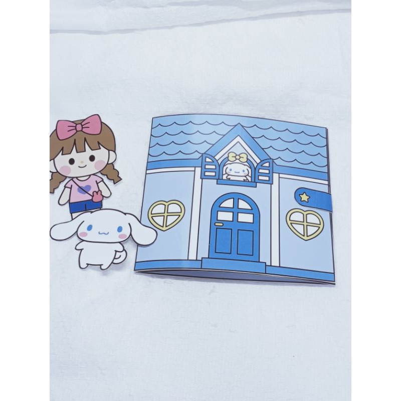 Jual buku mainan edukasi anak paper doll cinnamoroll busy book mainan ...