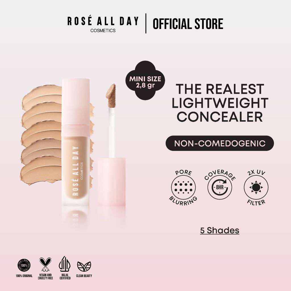Jual The Realest Lightweight Concealer Mini | Medium-to-High Coverage ...
