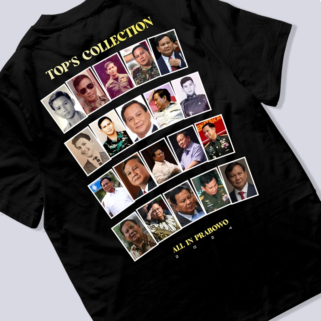 Jual DTF | Kaos Top Collection All In Prabowo Subianto 2024 Gibran ...