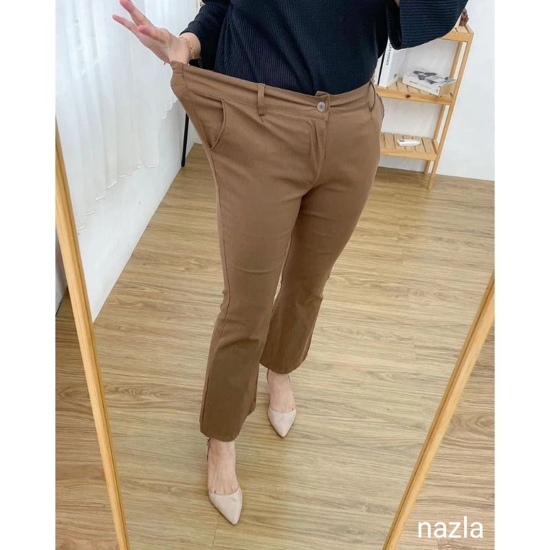 Jual CUTBRAY BASIC PANT SLETING // WIDE LEG // DHAZ ORIGINAL | Shopee Indonesia