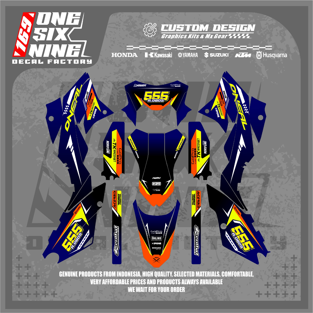 Jual Decal Dtracker Design Update 2024 Superglosy - Free Custom Design ...