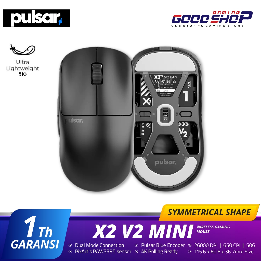 Jual Pulsar X2 V2 Mini Wireless Gaming Mouse | Shopee Indonesia
