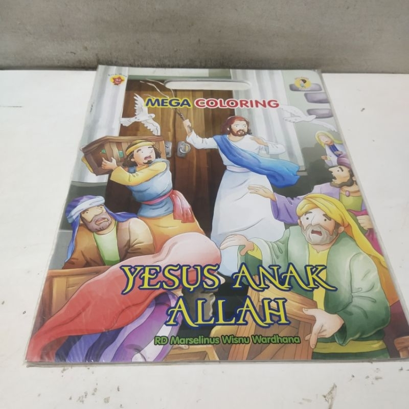Jual Buku Obral Super Murah - Buku Mega Coloring Yesus Anak Allah | Shopee Indonesia