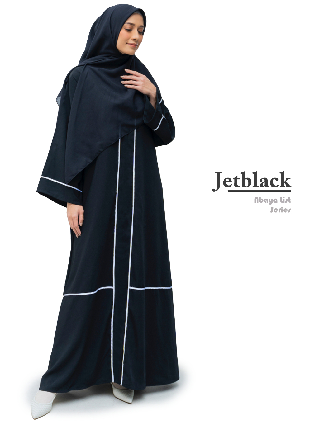 Jual Abaya Gamis Arab List Hitam Remaja Wanita Muslim Syar'i ModisTerbaru Lebaran 2021 Bisa COD ...