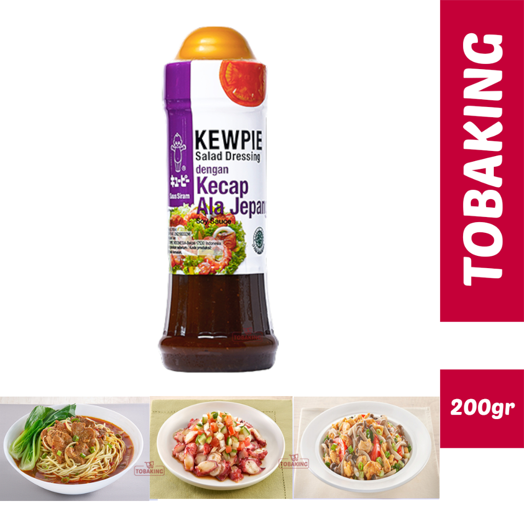 Jual KEWPIE Salad Dressing Saus Siram 200 ml Wijen Sangrai Caesar Thousand Island Soy Sauce ...