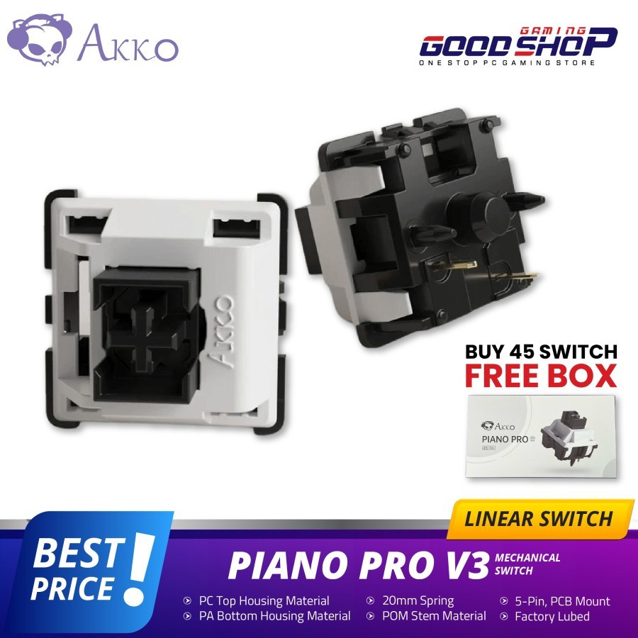 Jual Akko V3 Piano Pro Switch - Mechanical Switch Keyboard | Shopee ...