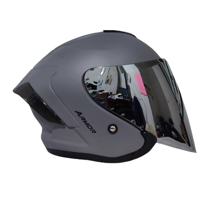 Jual Helm Js Armor Half Face Solid Premium Original SNI | Shopee Indonesia